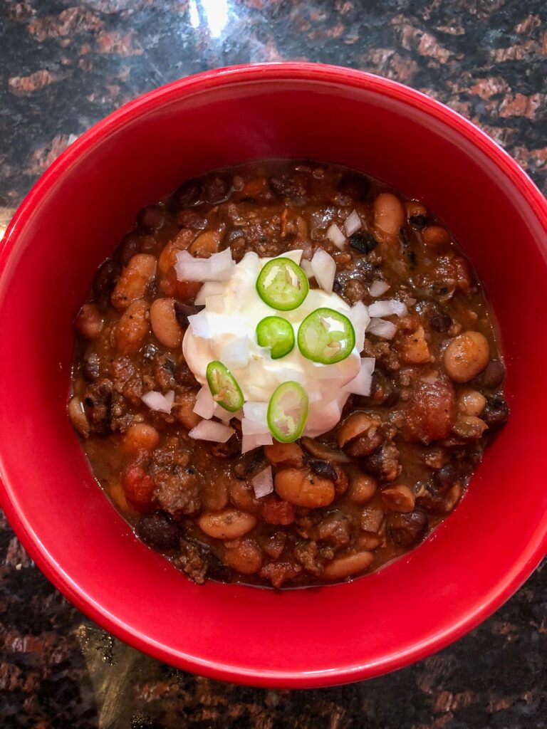 Chili With Beans Recipe - Joe Eats World